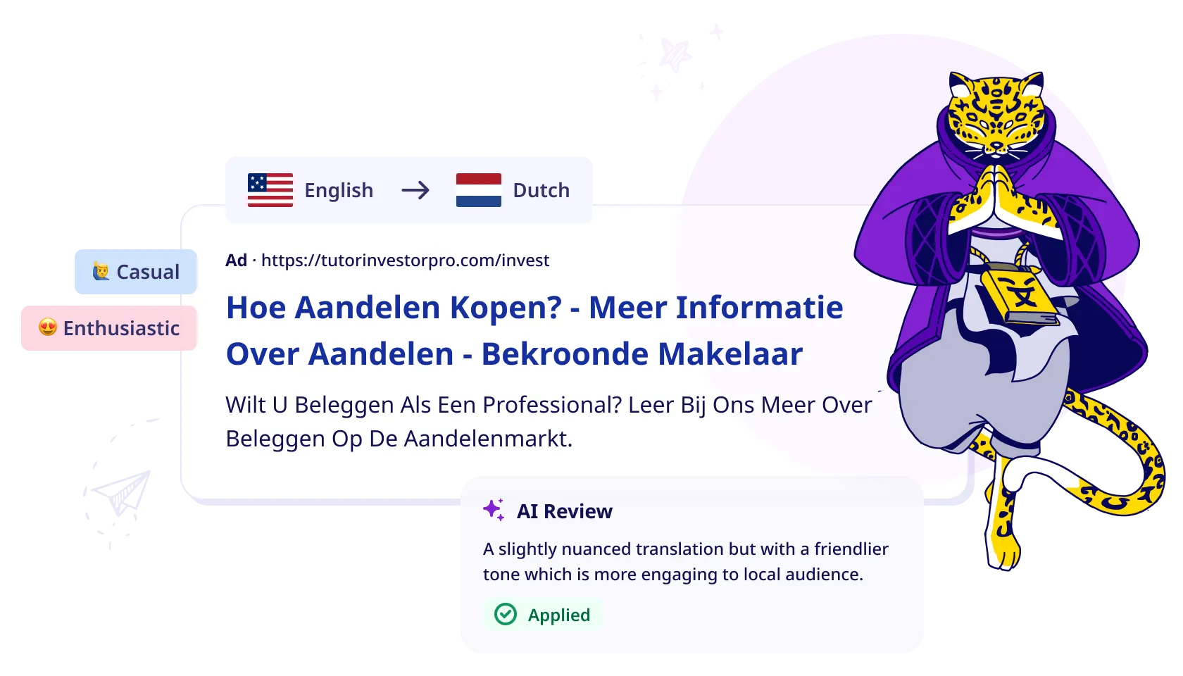 GetGloby - Translate marketing assets & campaign ads using AI