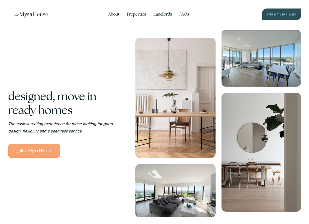 The Mysa House - move in ready homes