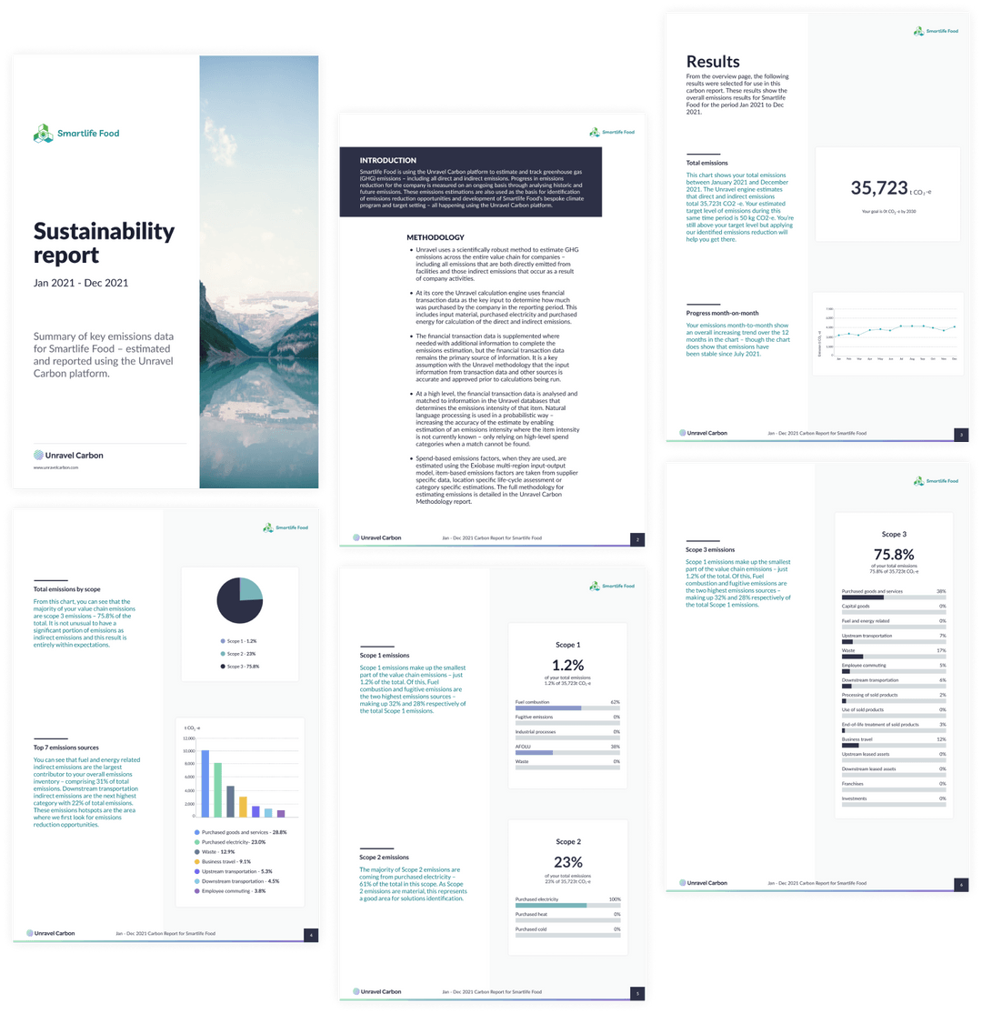 Unravel Carbon - Decarbonization - Automated, Fast, Painless.