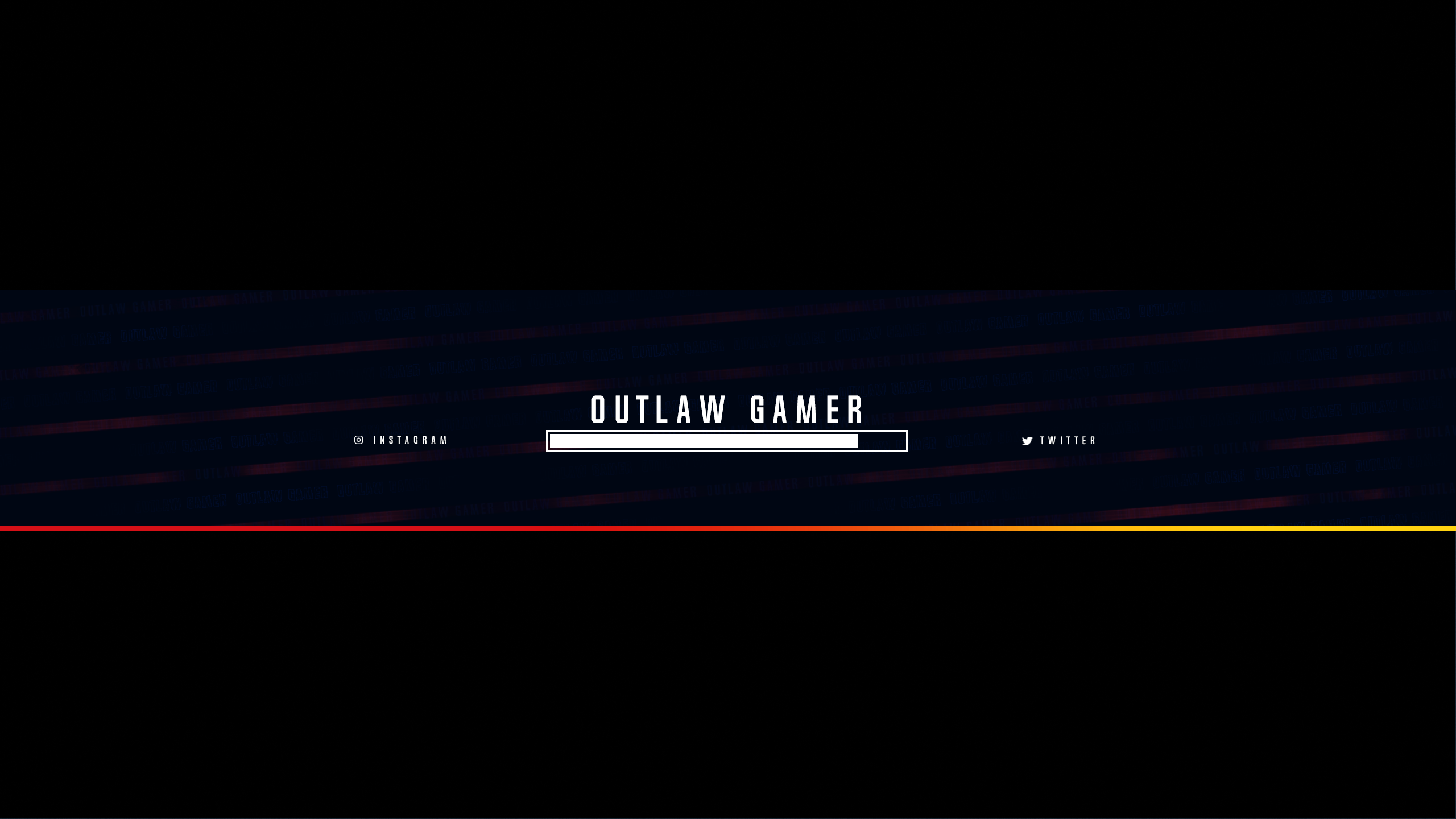 Outlaw Gamer (YouTube Gaming Banner)
