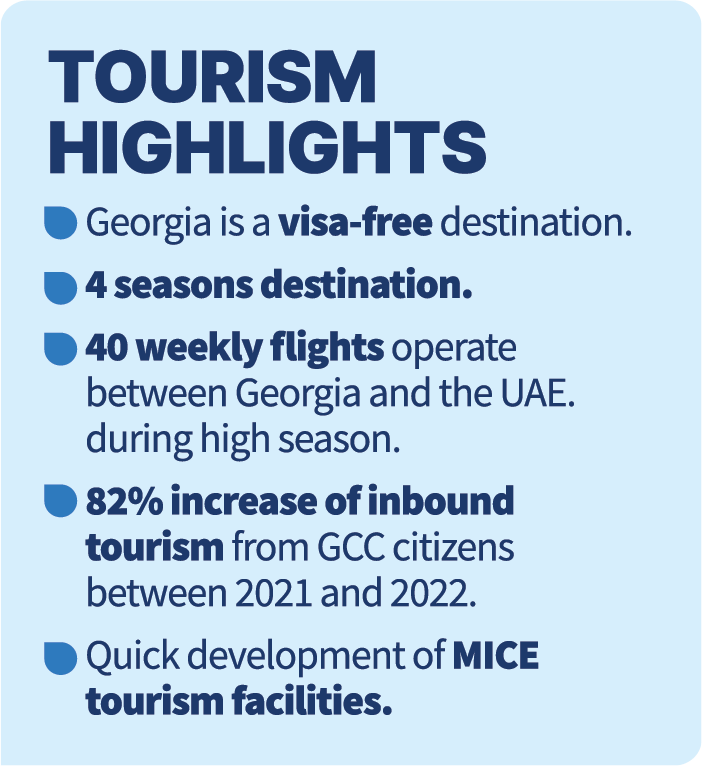 Georgian tourism: A new era of diversified and authentic tourism experiences with infinite ...