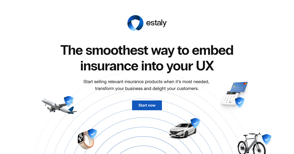 Estaly - The smoothest way to embed insurance into your UX