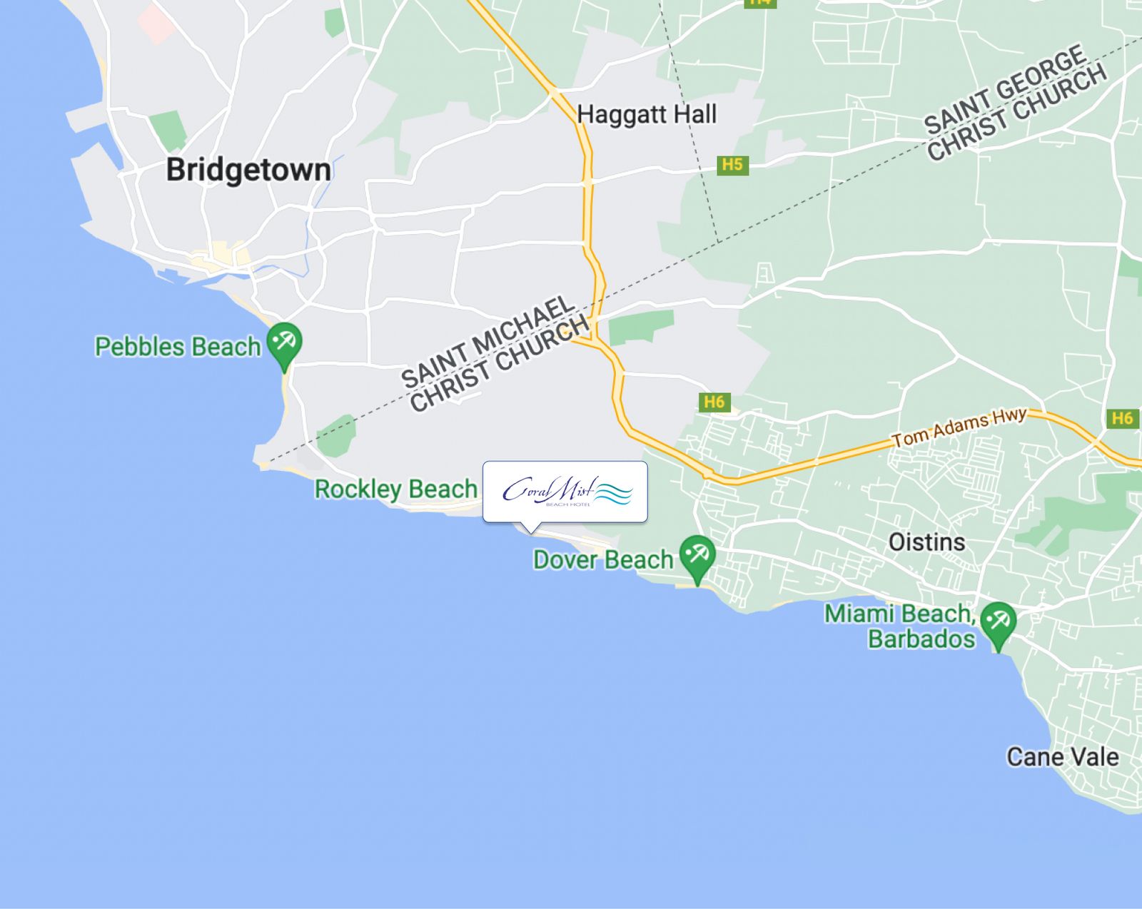 Coral Mist Beach Hotel in Barbados - Home