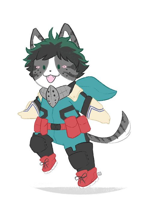 Emmy In Pink Gallery | MHA: Deku Cat