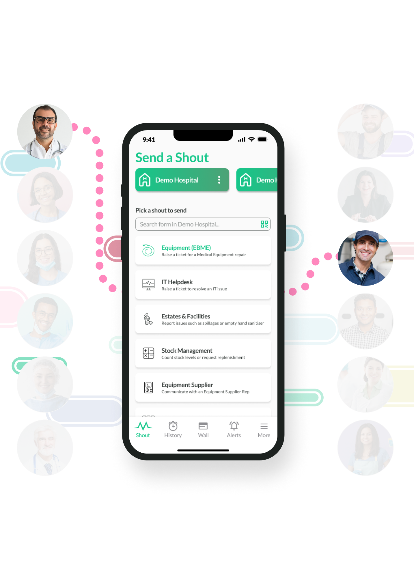 Medishout – An app for reporting any operational issue in healthcare