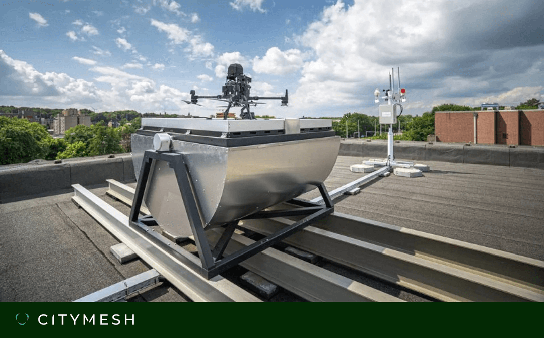 Emergency Services Take to the Skies with Citymesh's 70 Drone-in-a-Box Systems Across Belgium!