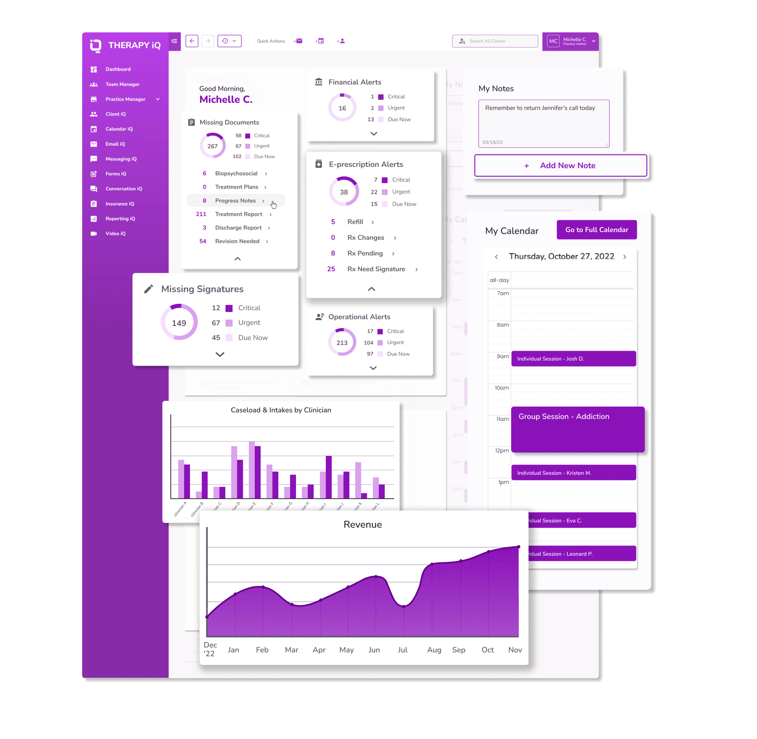 TiQ Practice Management Operations Platform