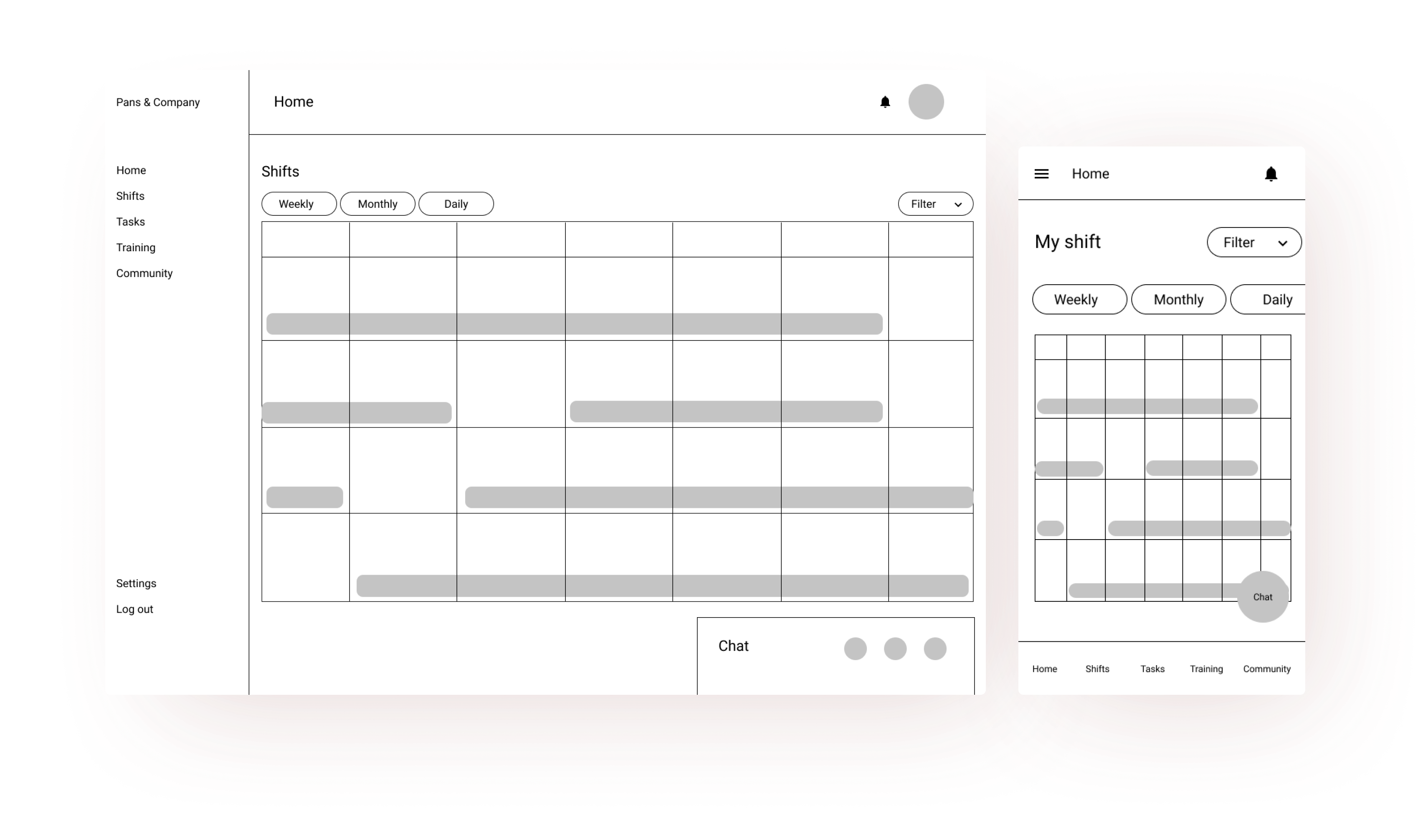 project Creating a time management platform for staff employees