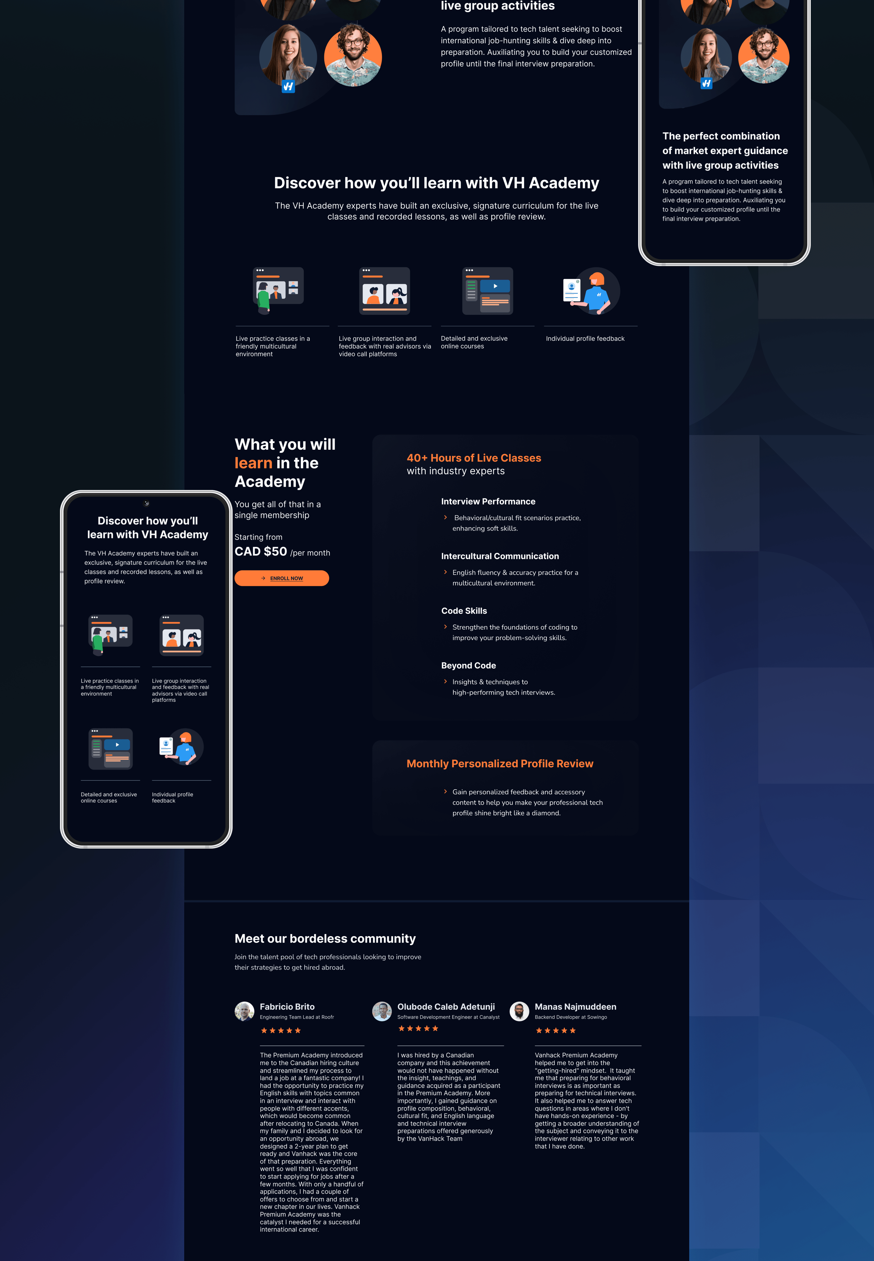 Learning Hub Website - Matheus Campioli Portfolio