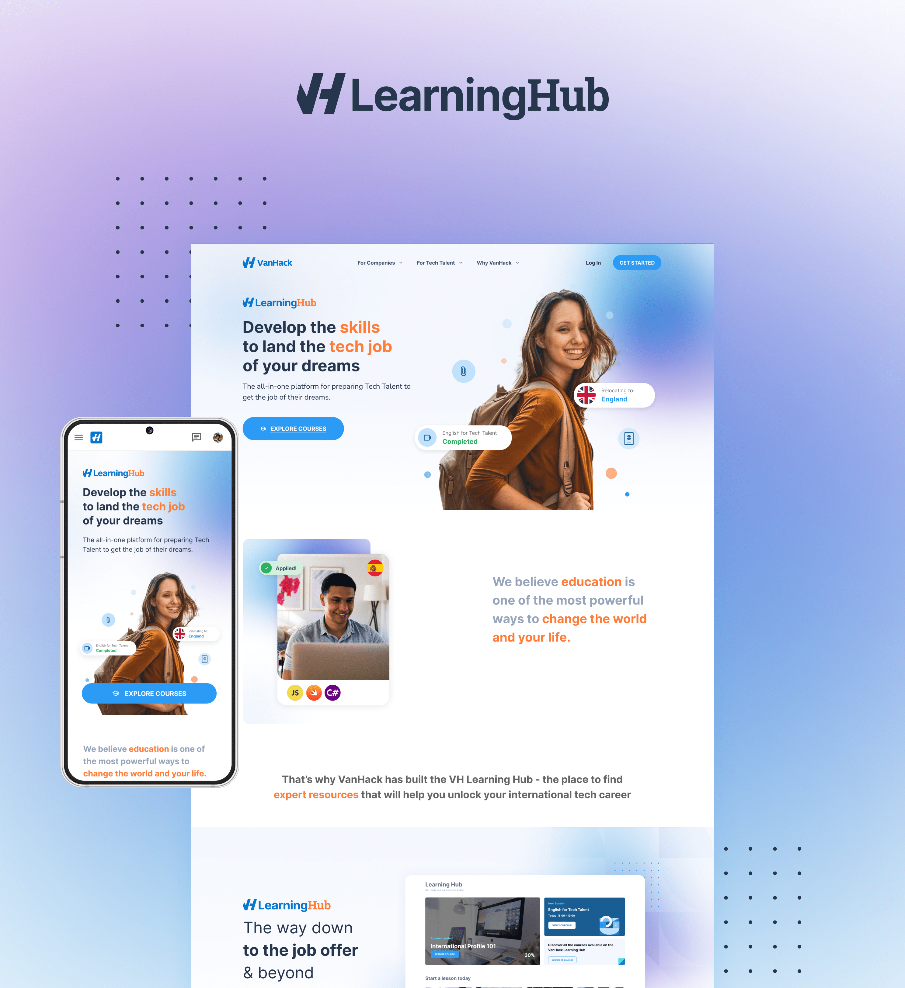 Learning Hub Website - Matheus Campioli Portfolio
