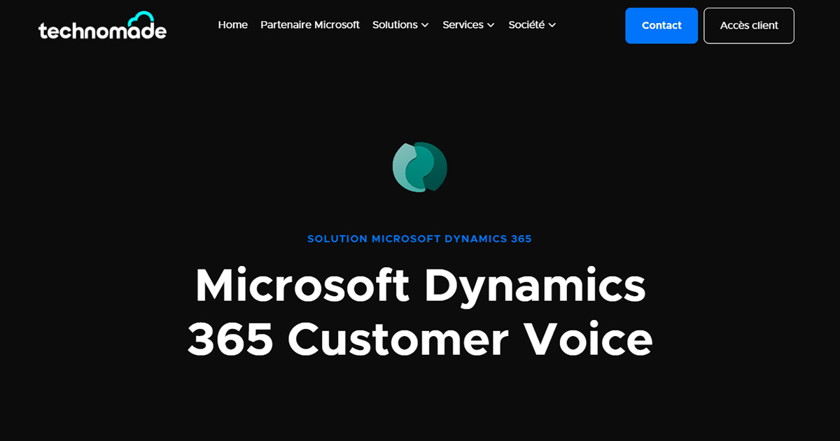 Microsoft Dynamics 365 Customer Voice - Technomade