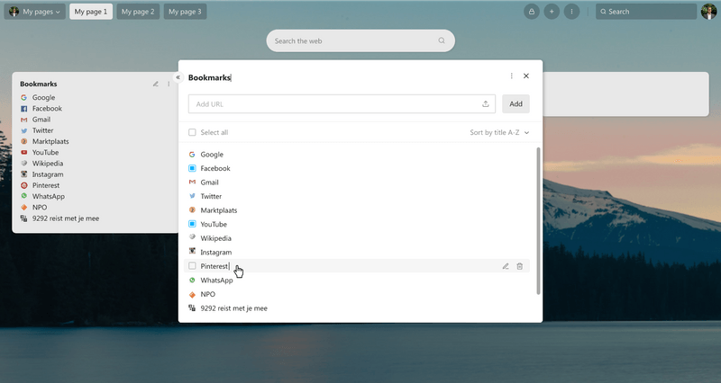 Personalized Start Page and Bookmark Manager | start.me