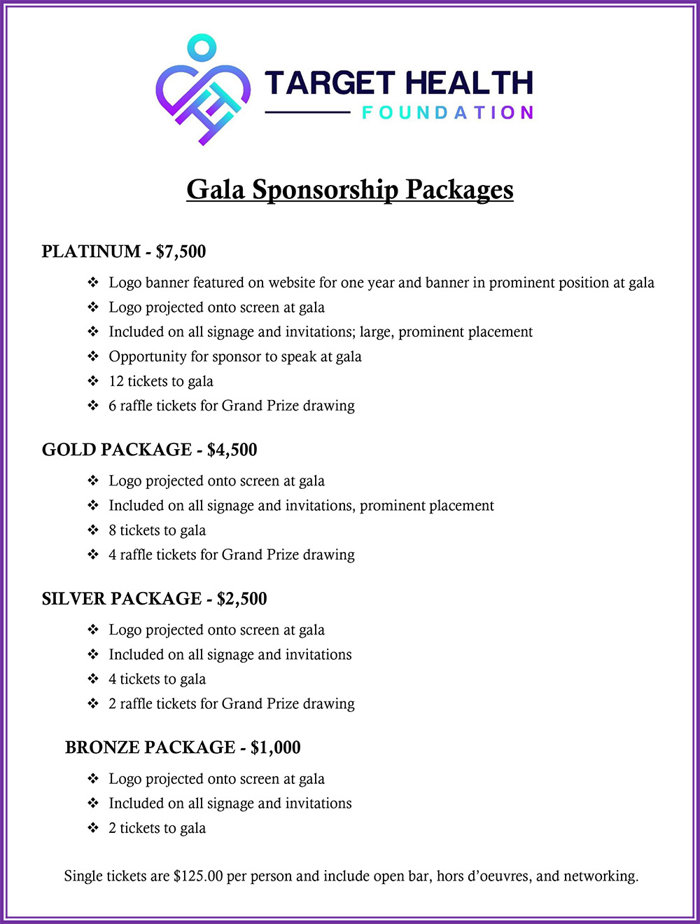 Target Health Foundation Gala 2023 - Target Health Solutions ...