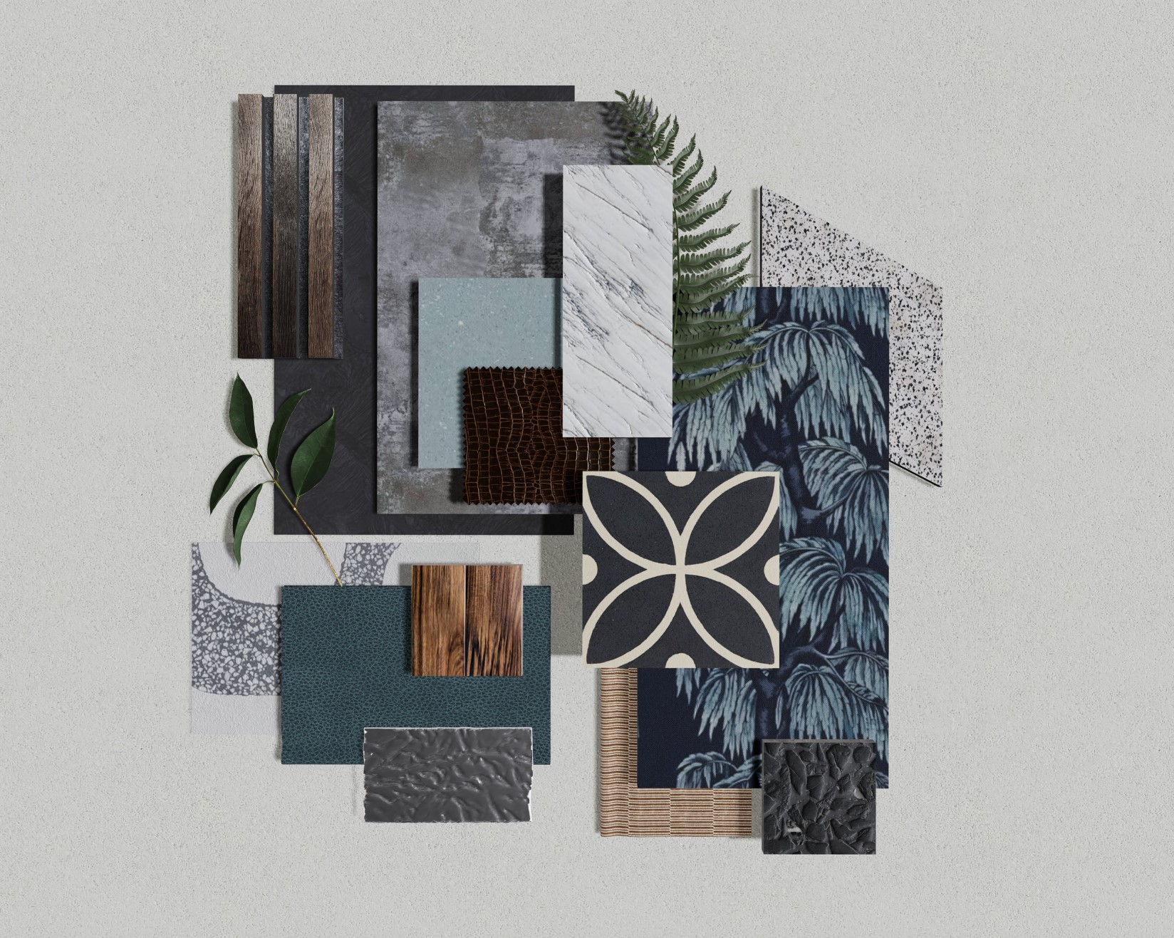 Interior Design Material Boards