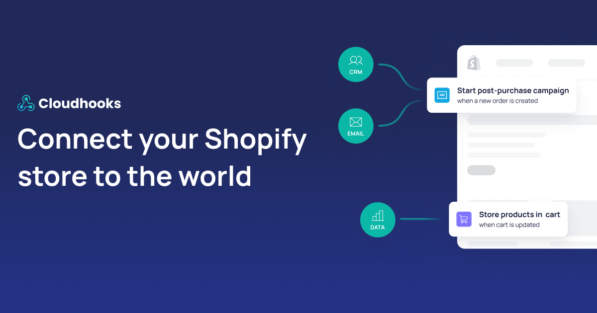 Cloudhooks: Webhook-driven serverless platform for Shopify