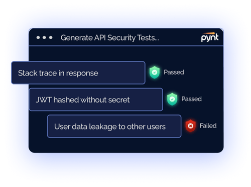 Effortless API security testing