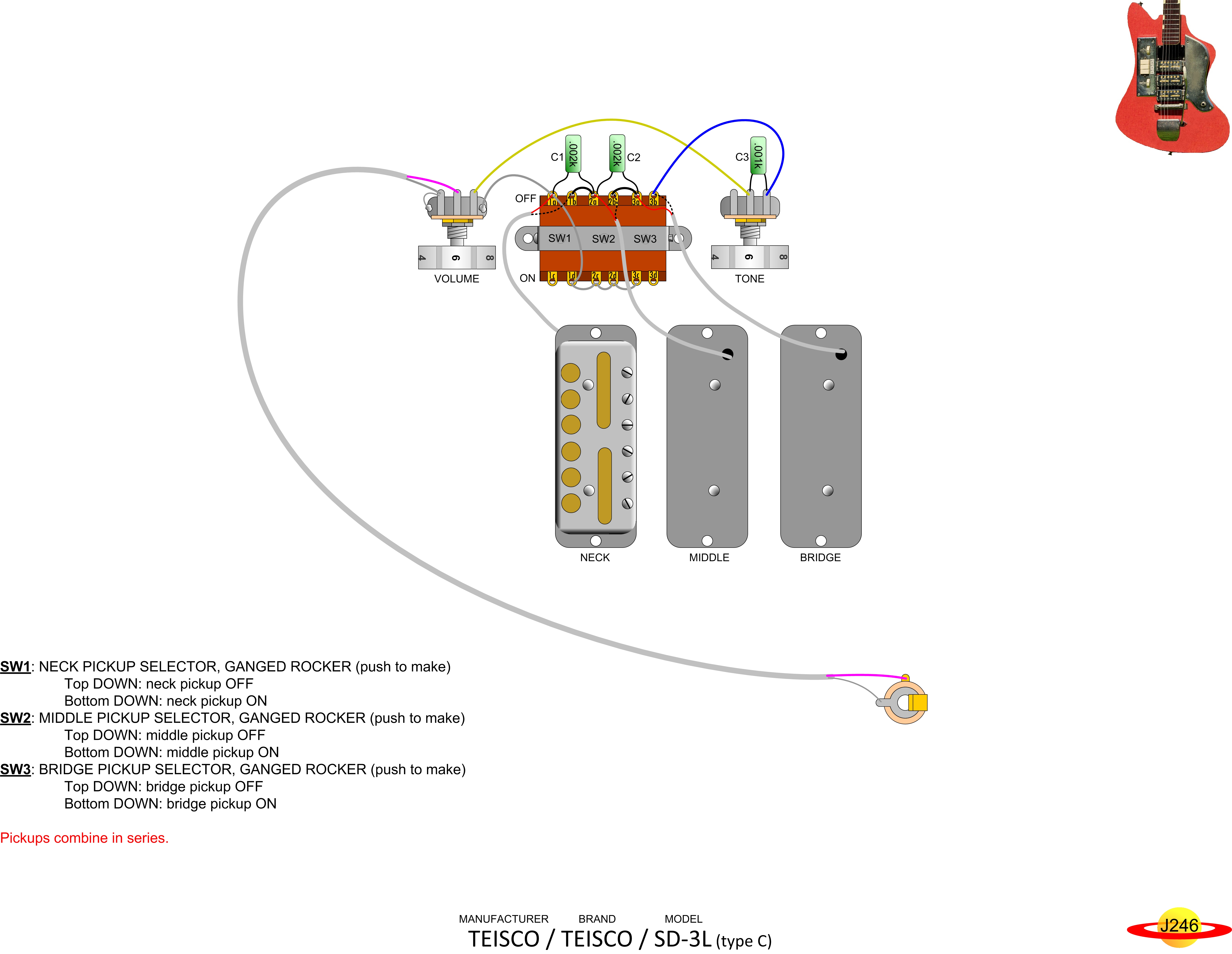Saturn Guitar Circuits