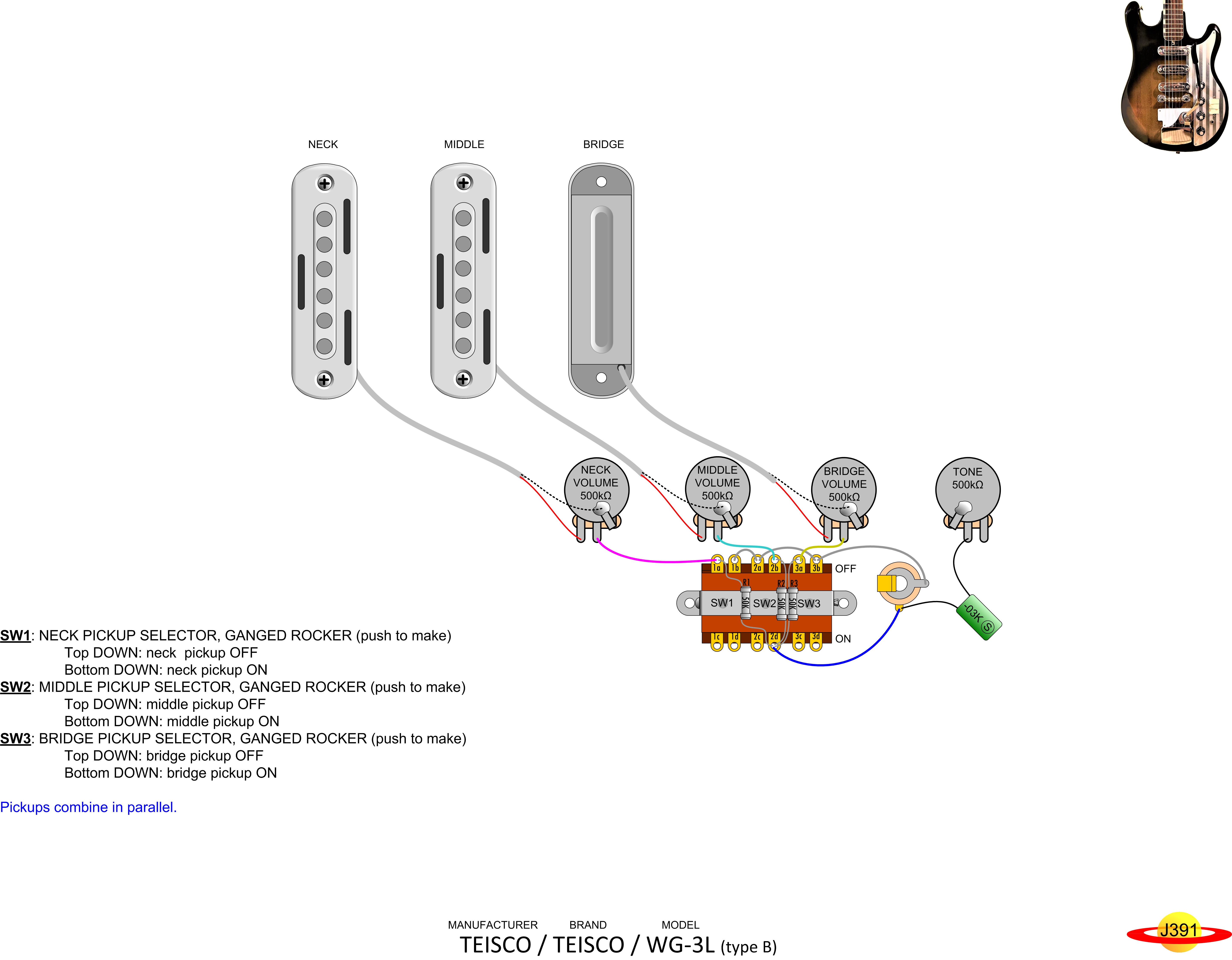 Saturn Guitar Circuits