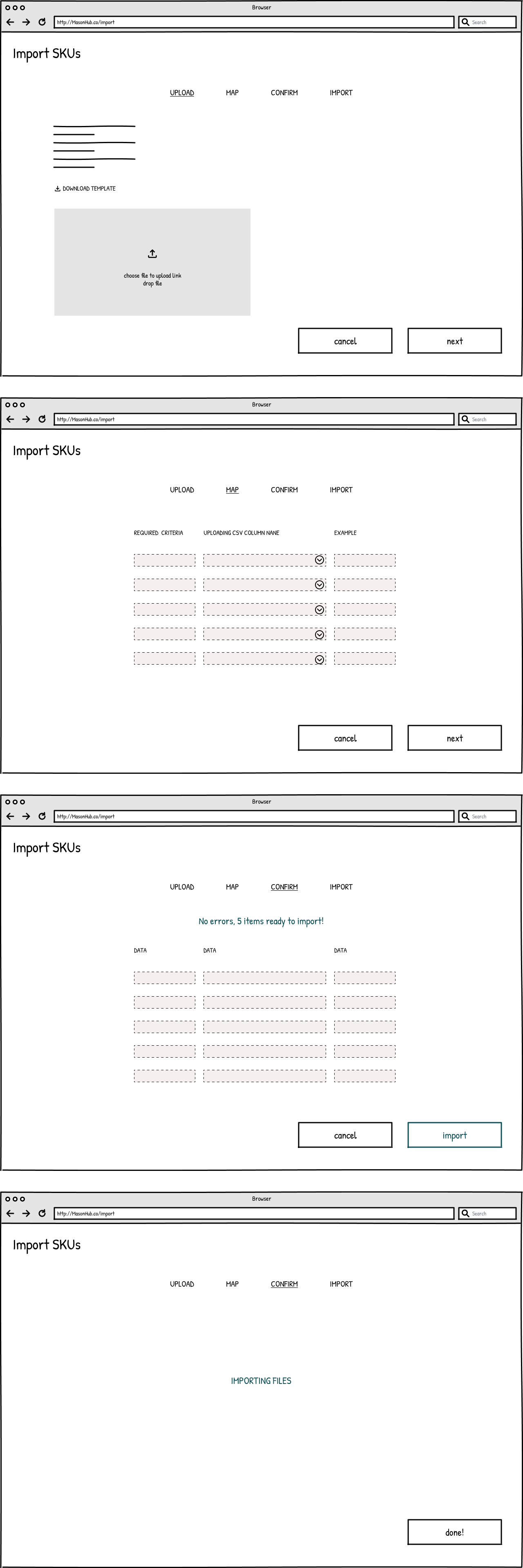 Intuitive Bulk Importing - A UX Product Design Case Study