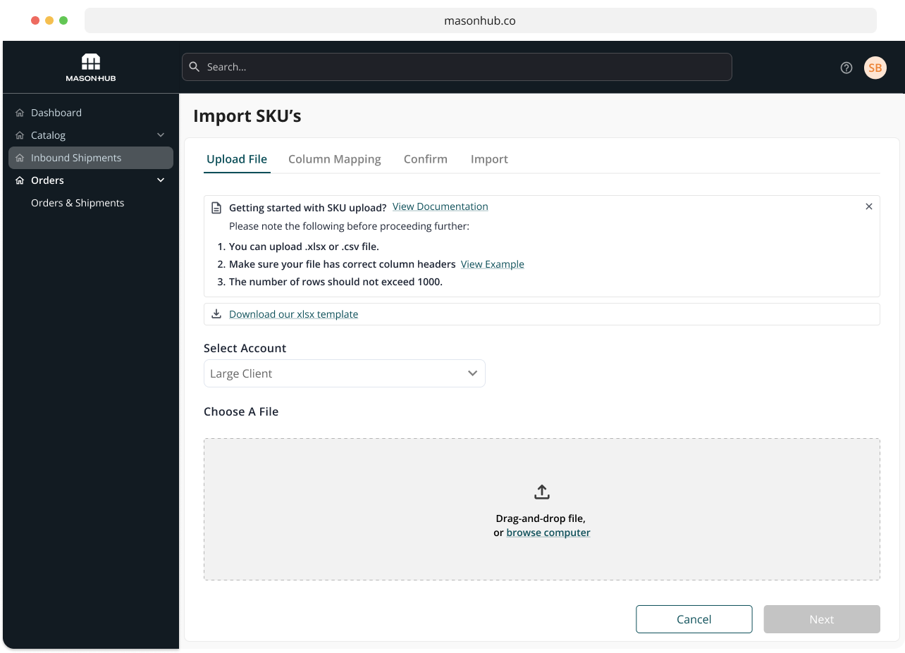 Intuitive Bulk Importing - A UX Product Design Case Study
