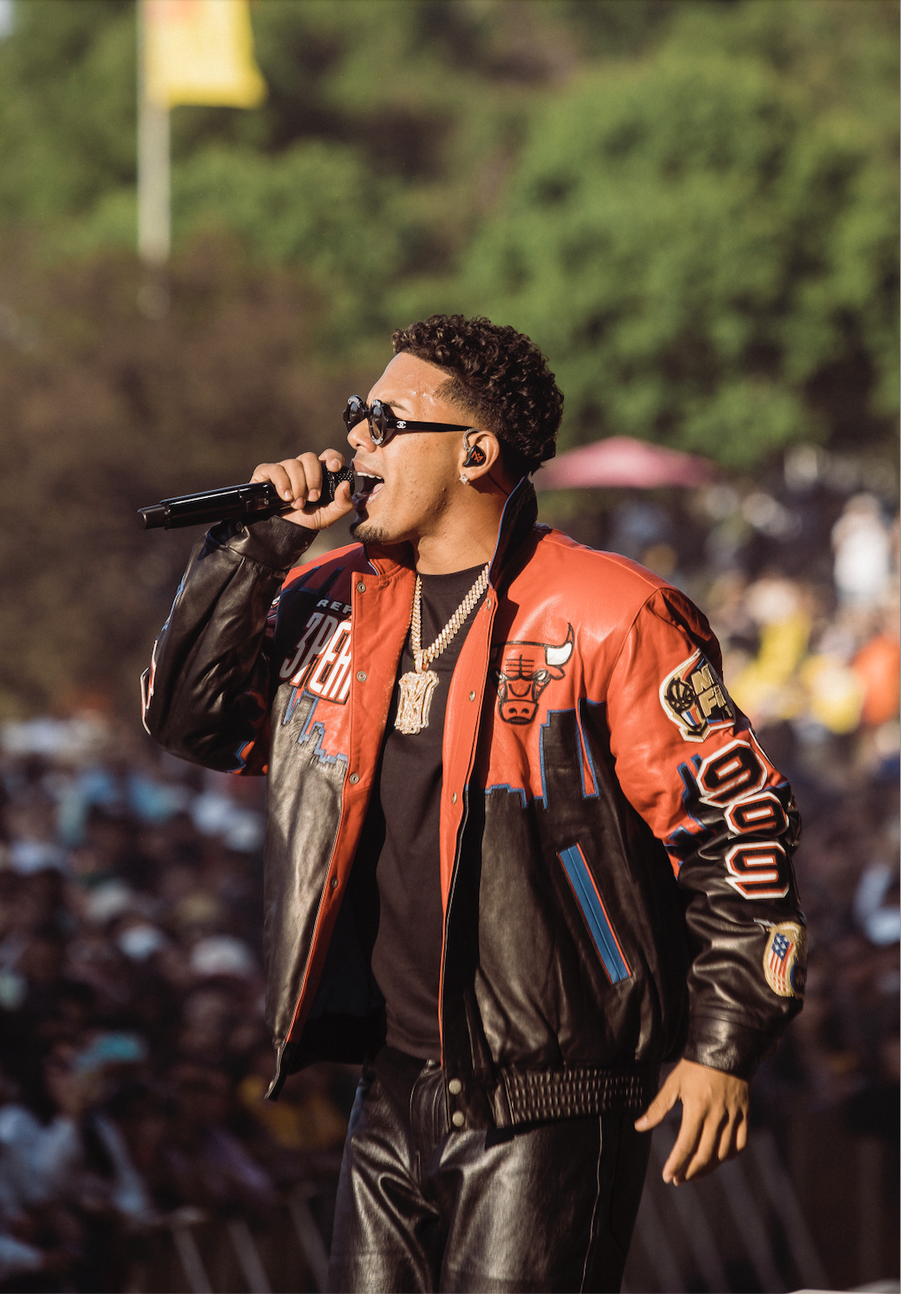 Myke Towers Dominates Chicago: Throws First Pitch at Cubs Game and ...