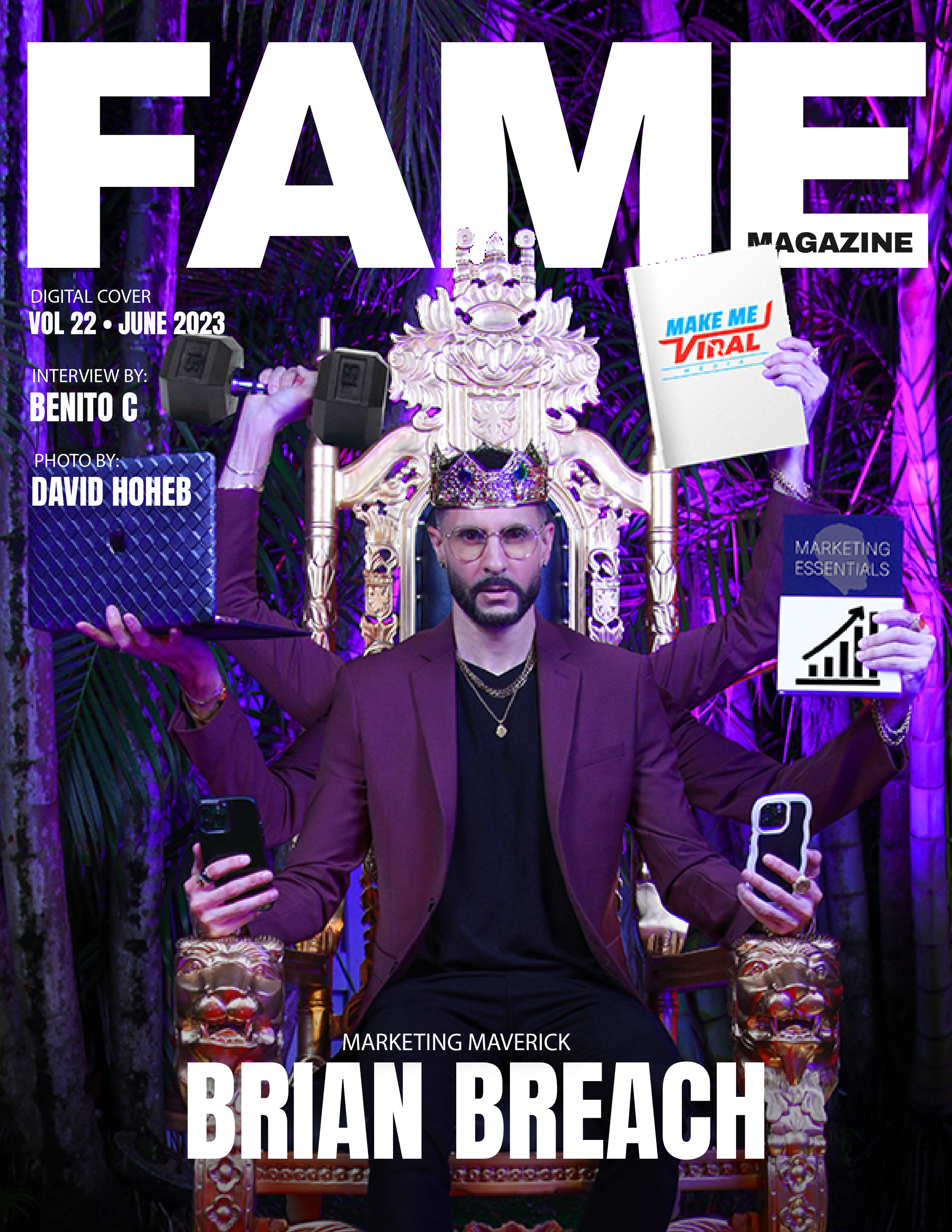FAME Magazine Digital Cover: Brian Breach: A Multi-Talented ...