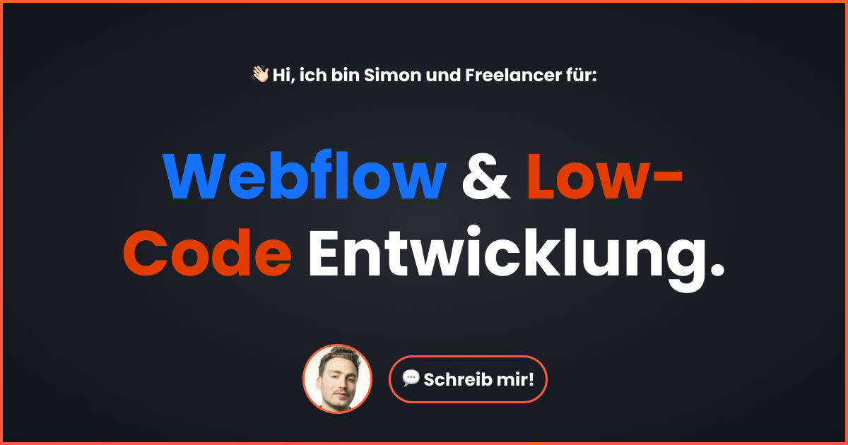 Webflow & Low-Code Entwickler aus Hamburg