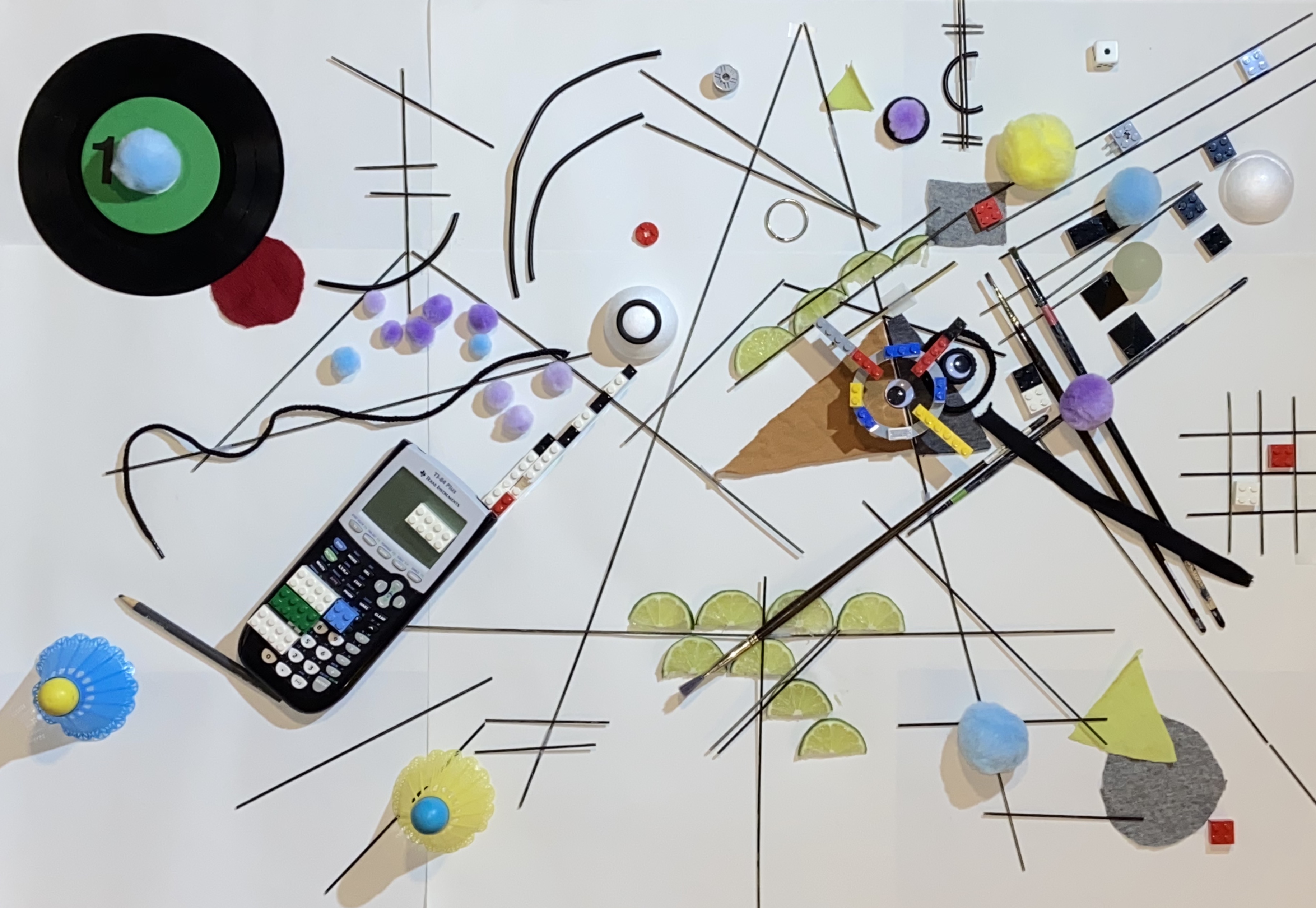 A recreation of Wassily Kandinsky's Komposition 8 | ShaderError