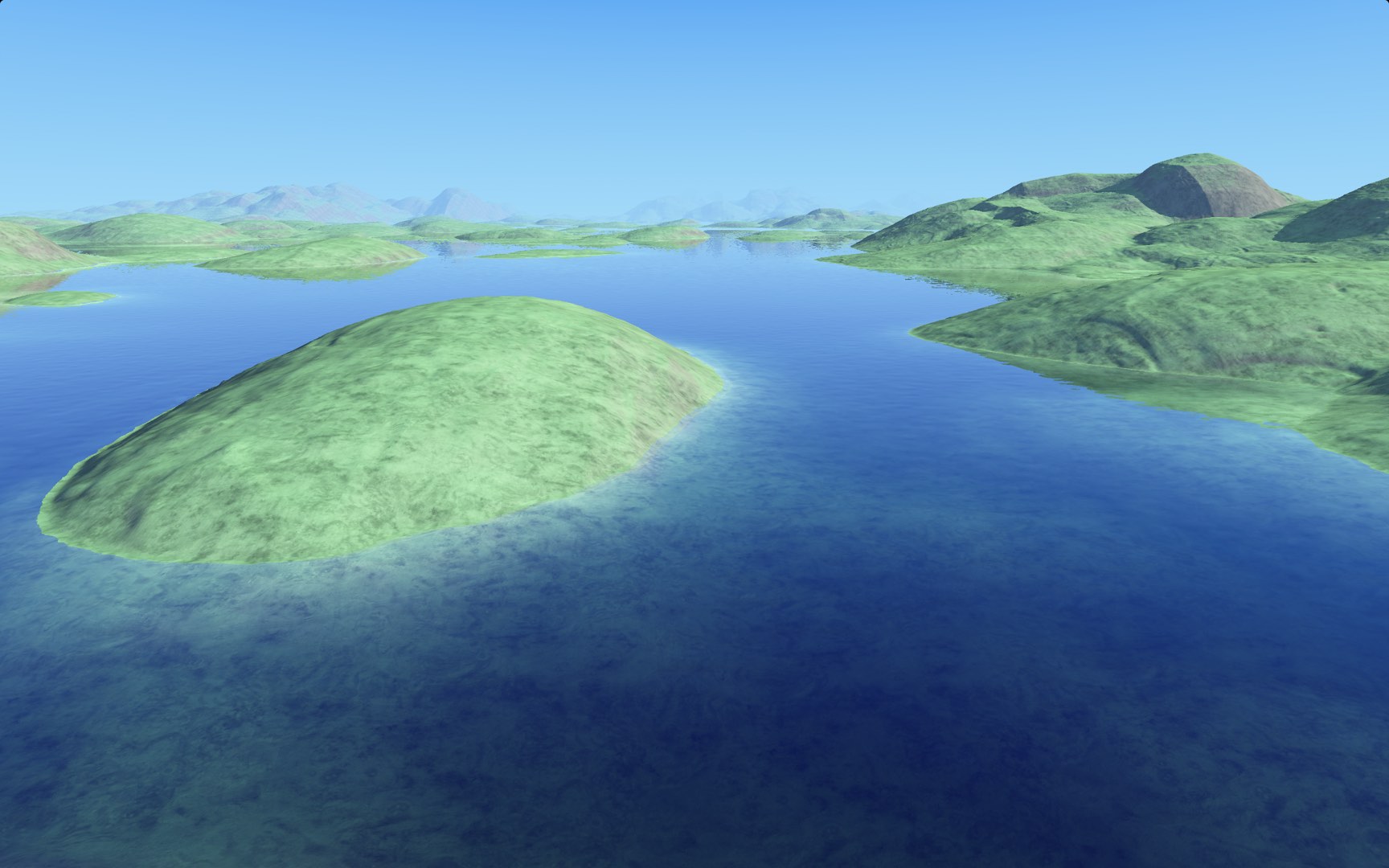 Realistic terrain rendered in real-time | ShaderError