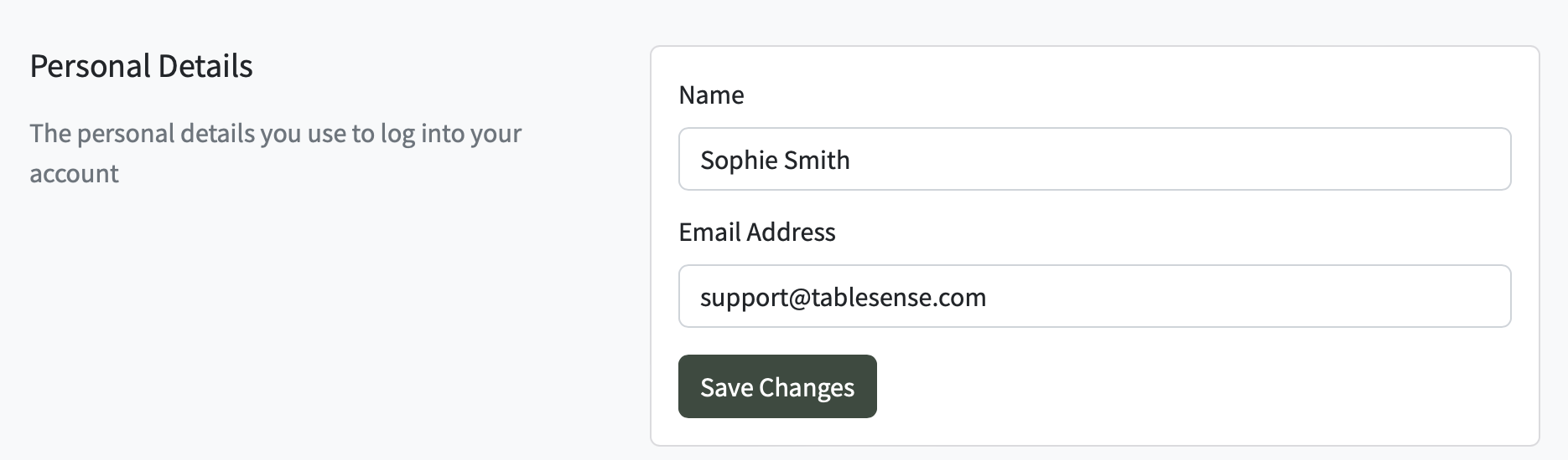 How to update your personal details