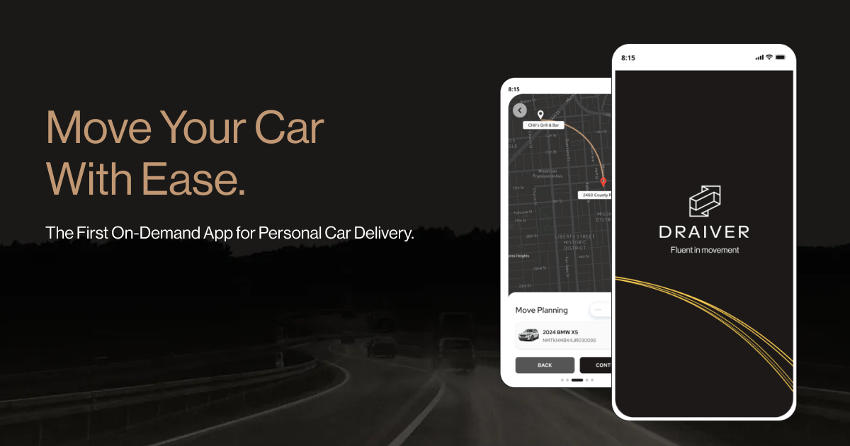 Draiver | First On-Demand App for Personal Car Delivery