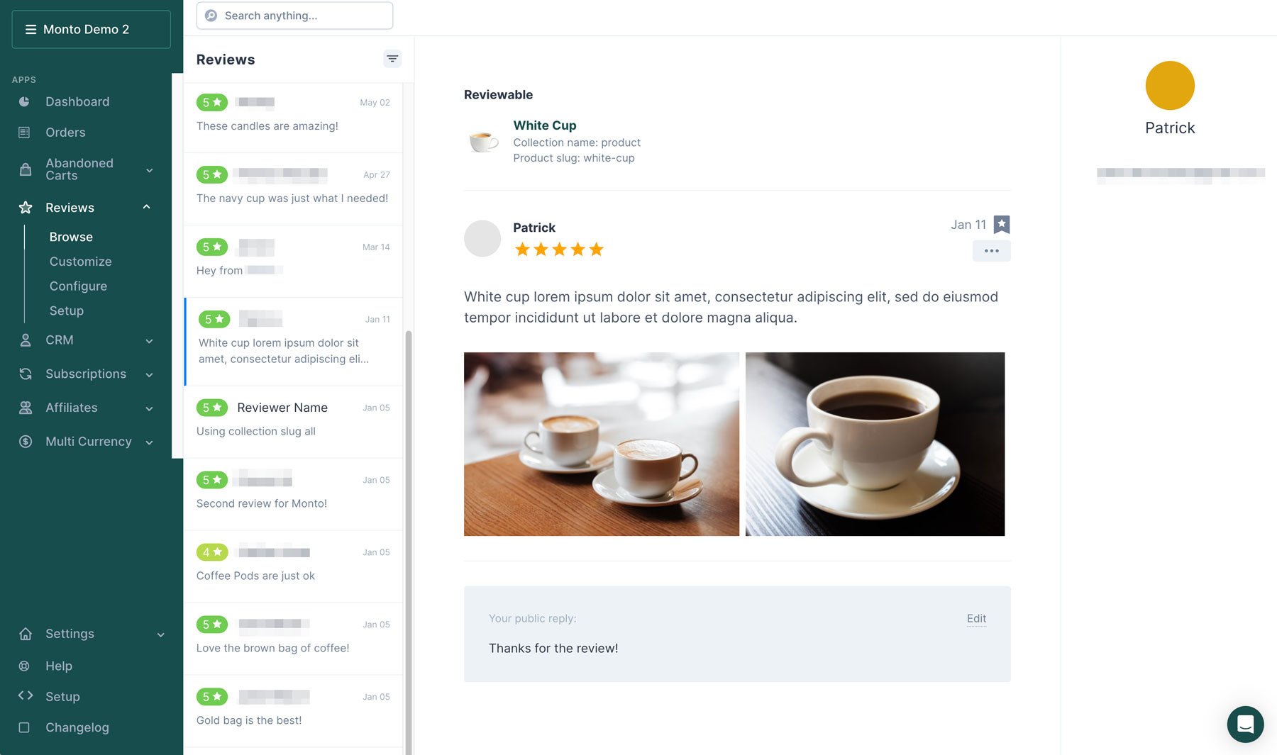 Monto Reviews for Webflow Ecommerce & CMS
