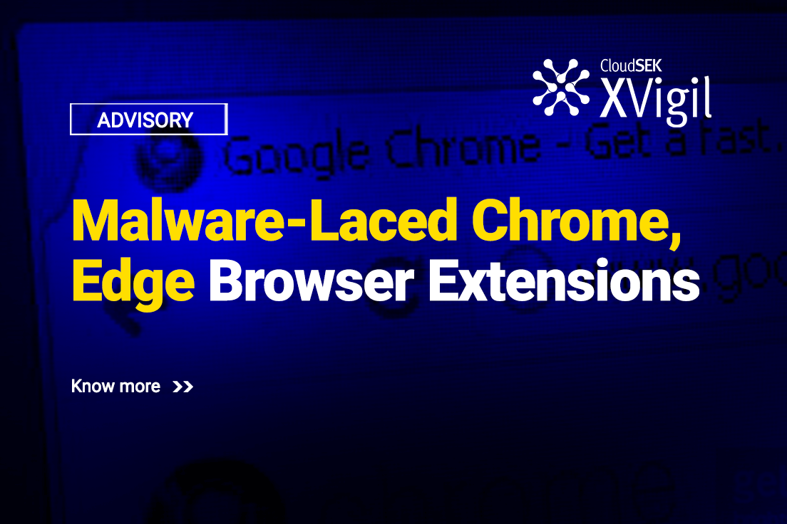 Malware-Laced Chrome, Edge Browser Extensions | Threat Intelligence ...