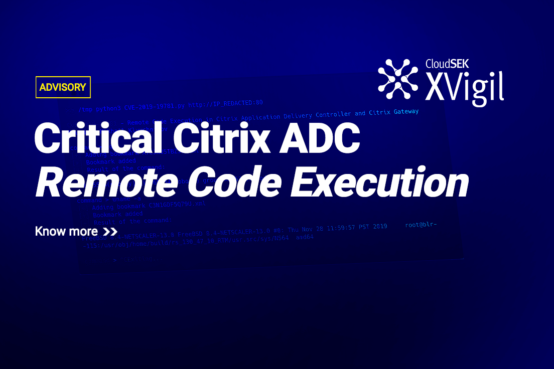 Critical Citrix Adc Remote Code Execution Threat Intel Advisory Threat Intelligence Cloudsek