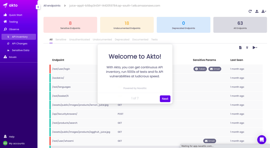 Akto | Instant API security - Open Source