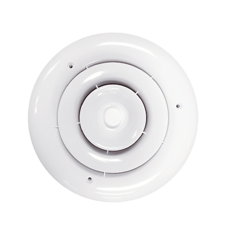 HaVACo Technologies | Quick Connect Ceiling Diffusers — White Round 9" Ceiling Diffuser