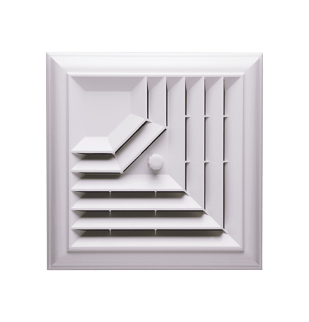 HaVACo Technologies | Quick Connect Ceiling Diffusers — 2 WAY Capital Crown Square Ceiling ...