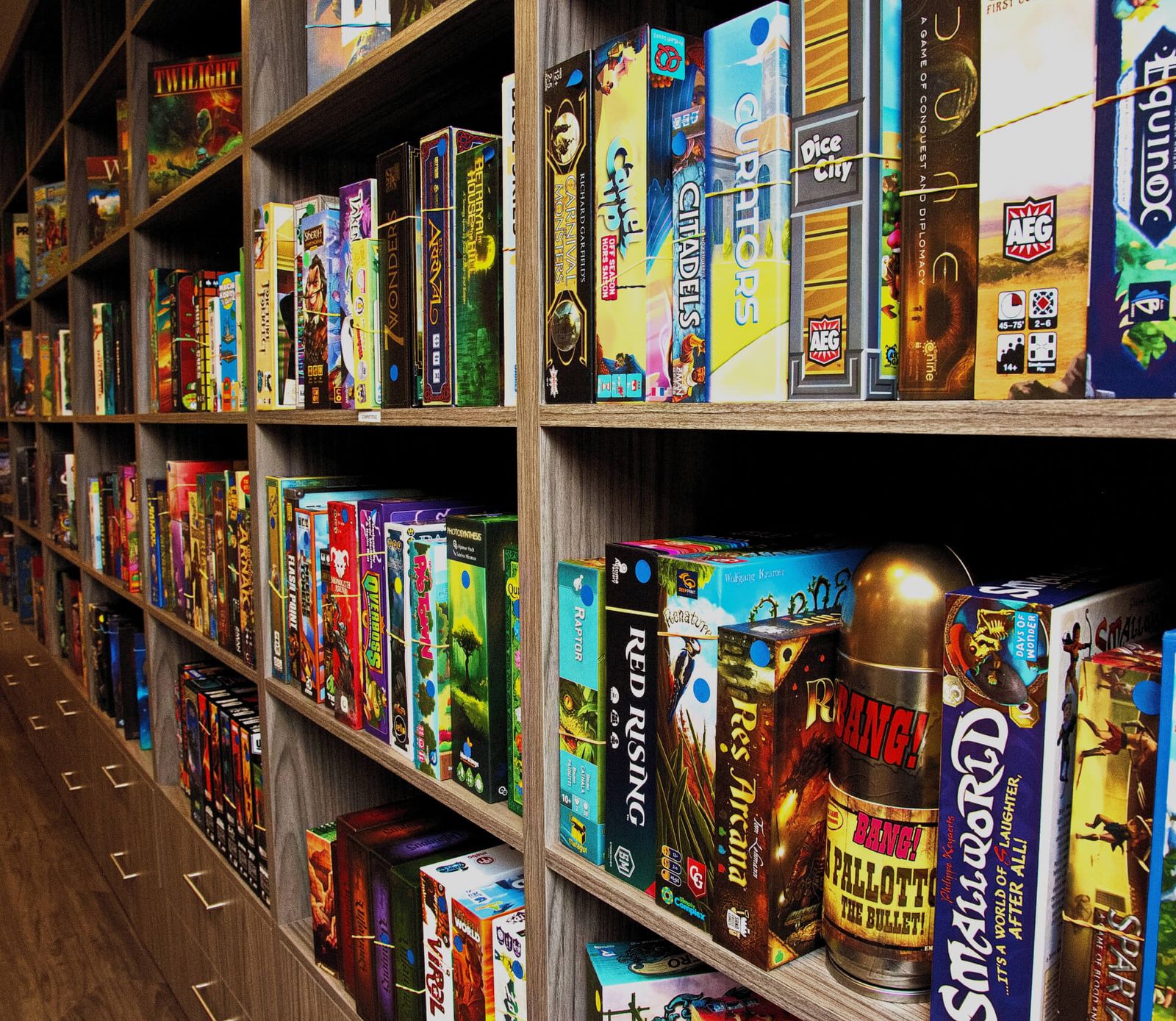 Board Game Library | D6 Tabletop Café