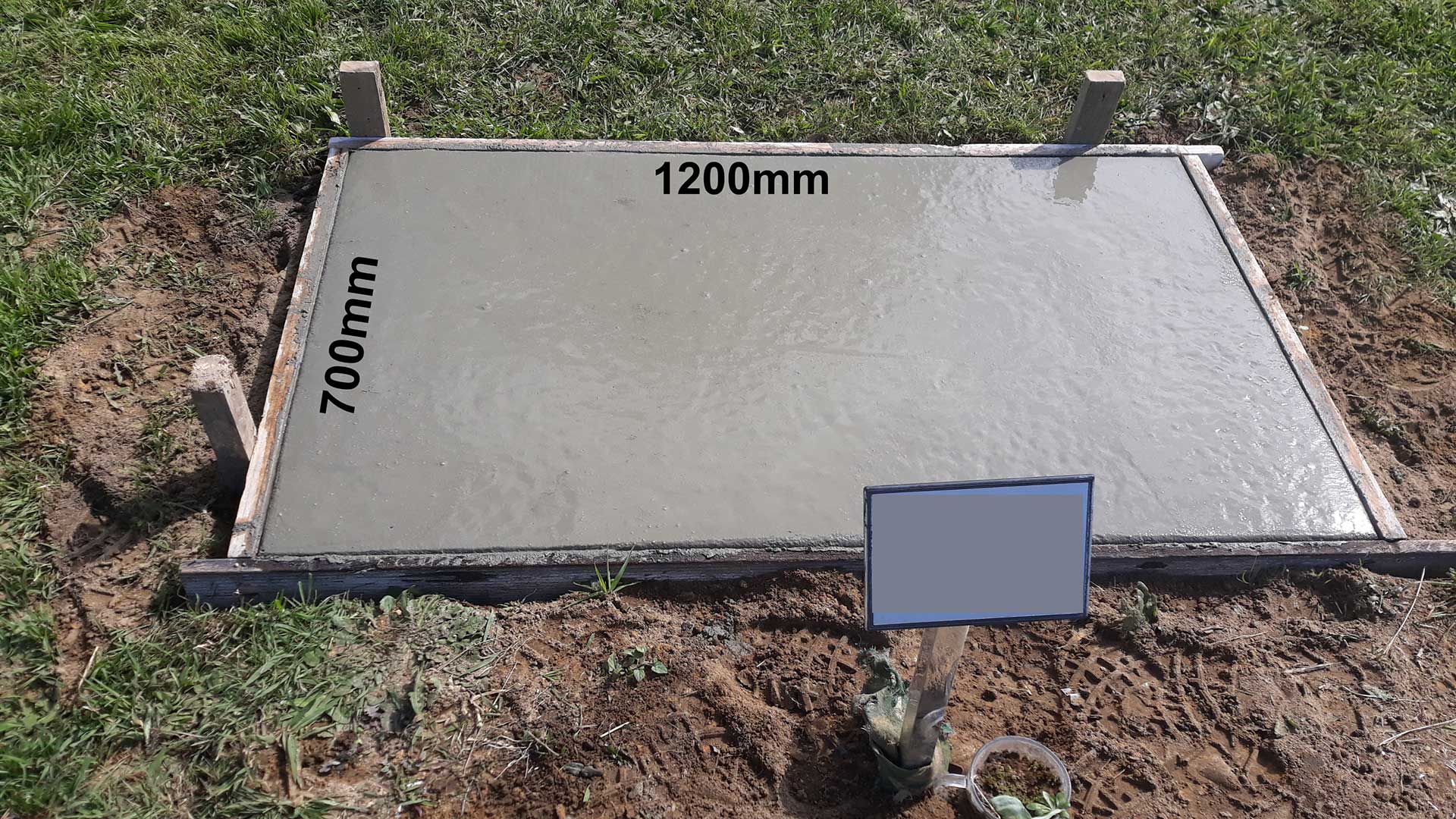 Custom Concrete Berm