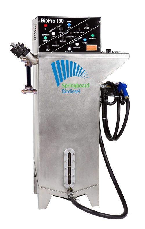 BioPro 190 biodiesel processors from Springboard Biodiesel
