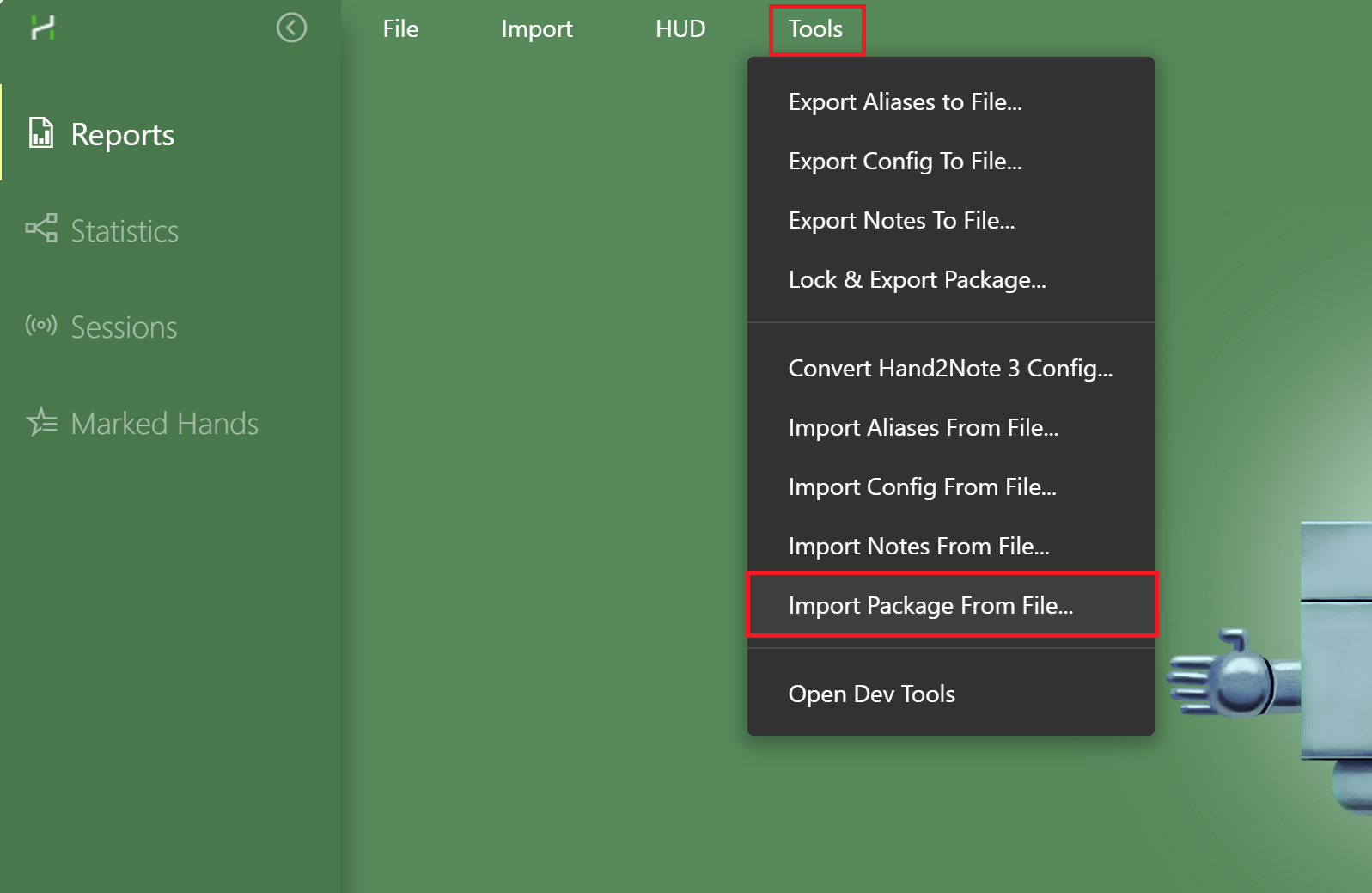 How To Install A Package In Hand2note 4