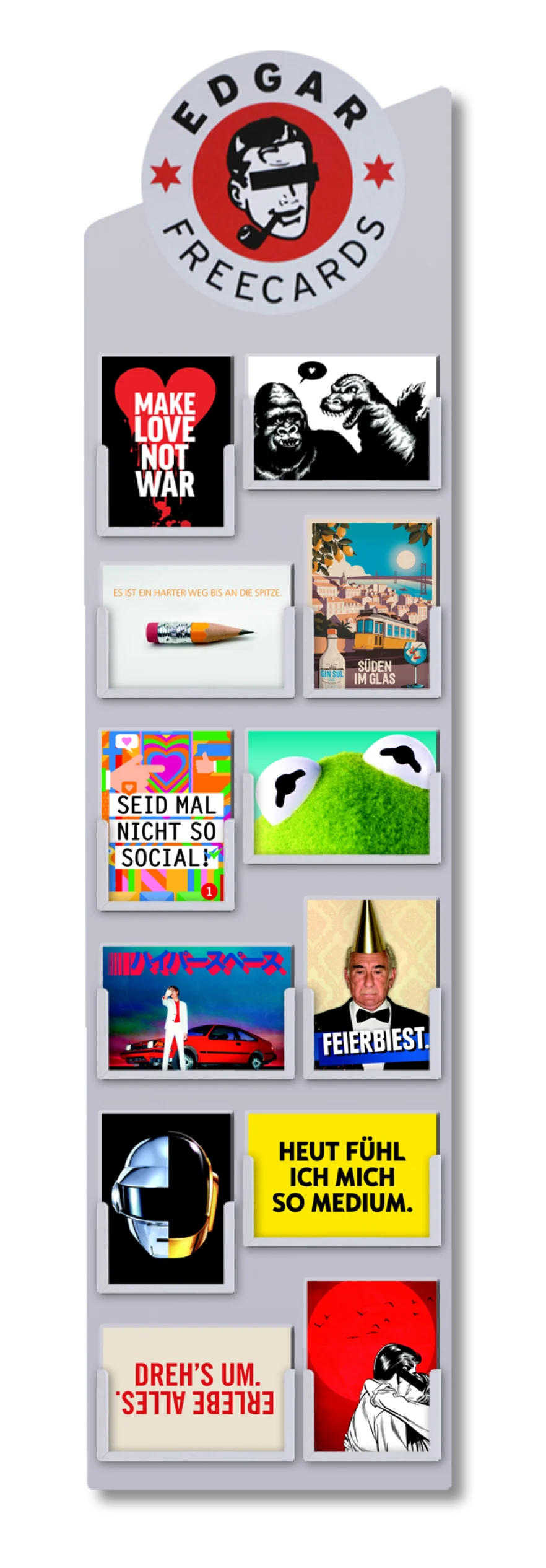 Alle Informationen zu Edgar Gratispostkarten