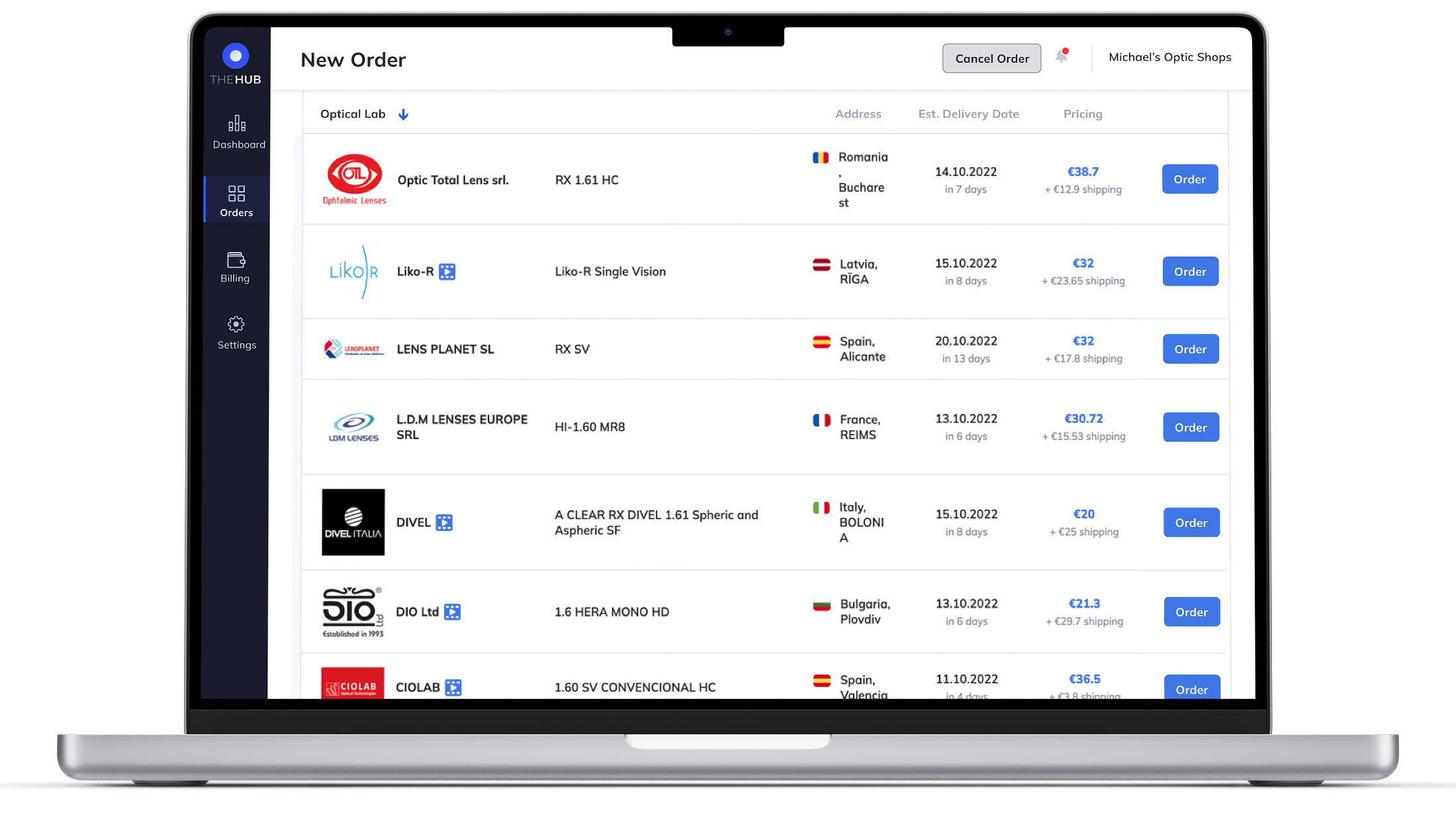 GoHub | Find the best eyewear industry's suppliers