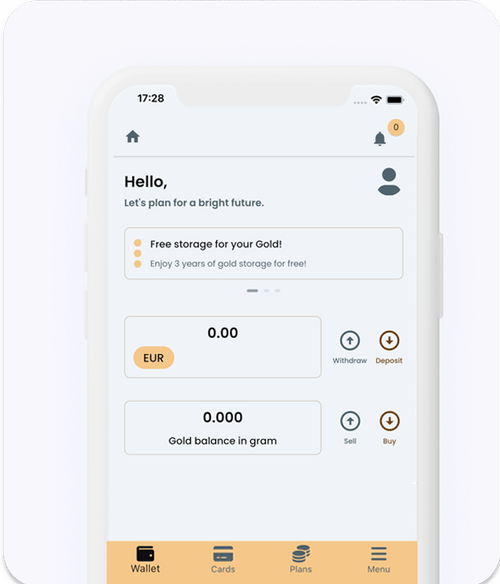 Phi Wallet | Gold is the real money. Buy, sell and invest in physical gold