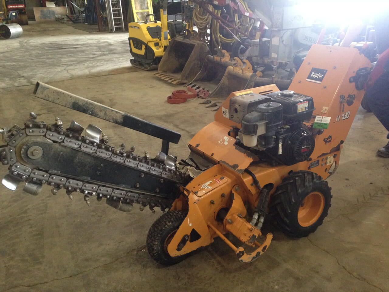 Trencher - 4” x 2ft Sm | Riverside Rentals | Windsor Essex County