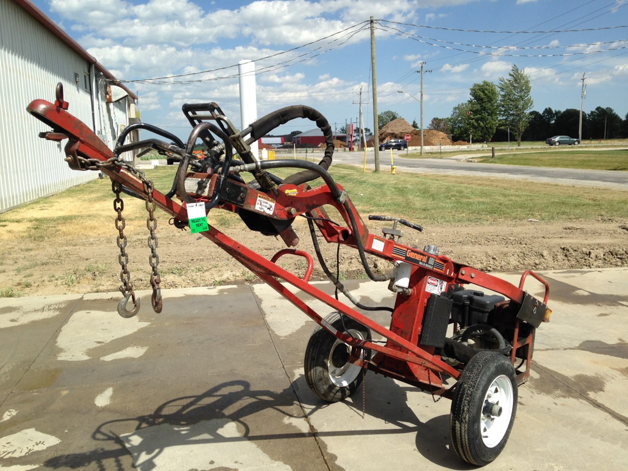 Auger - 1 Man Gas (Towable) | Riverside Rentals | Windsor Essex County