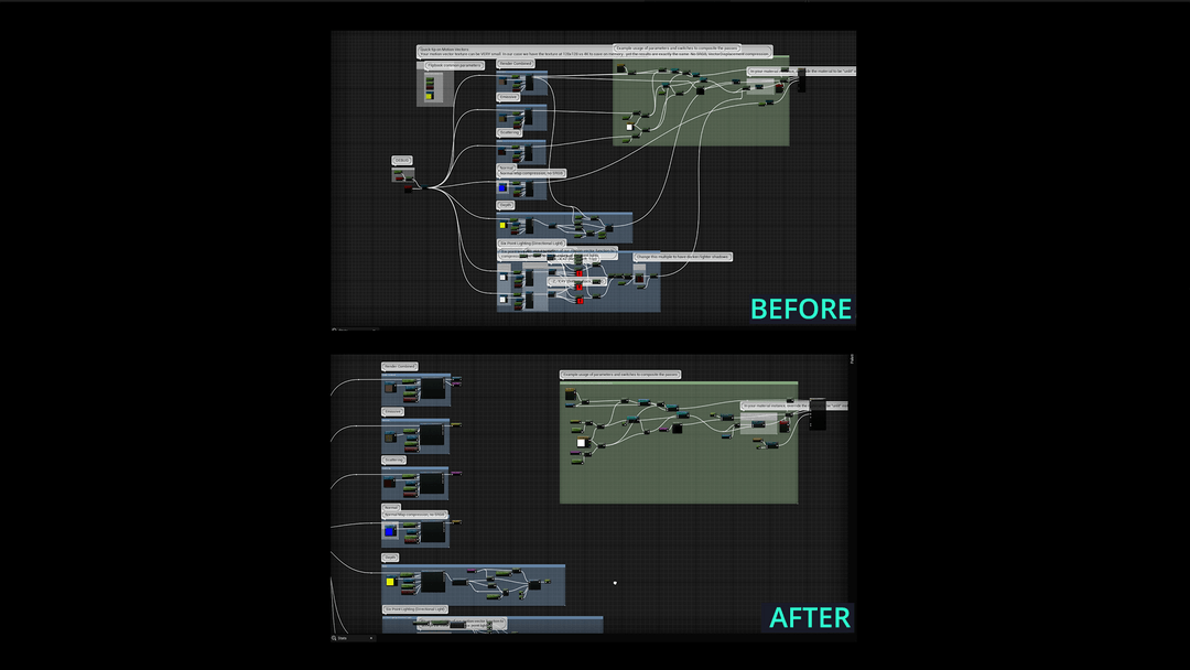 How to Use Named Reroute Nodes to Clean Up a Material Graph