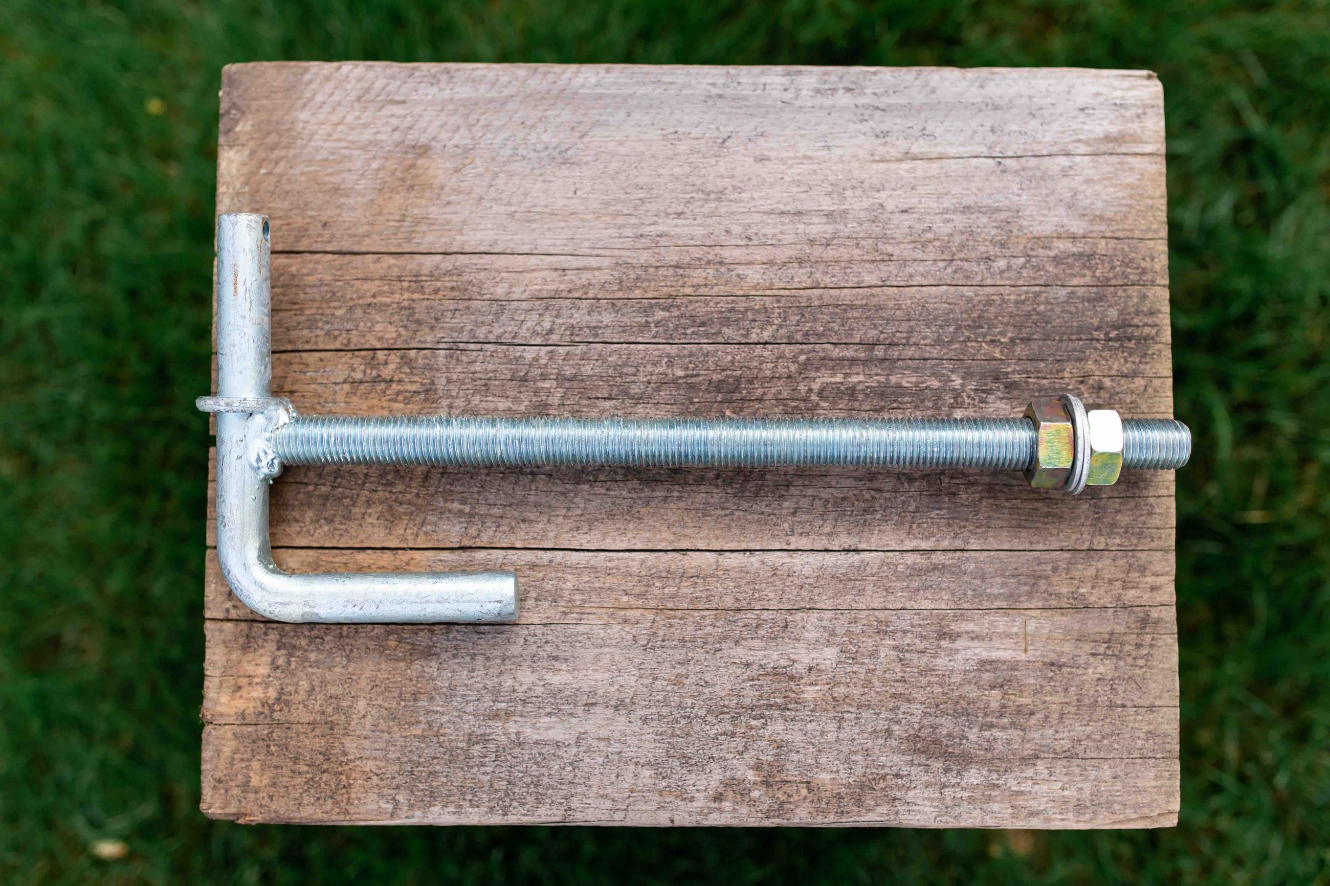 Lock Through Gudgeon 350mm (Long Pin)