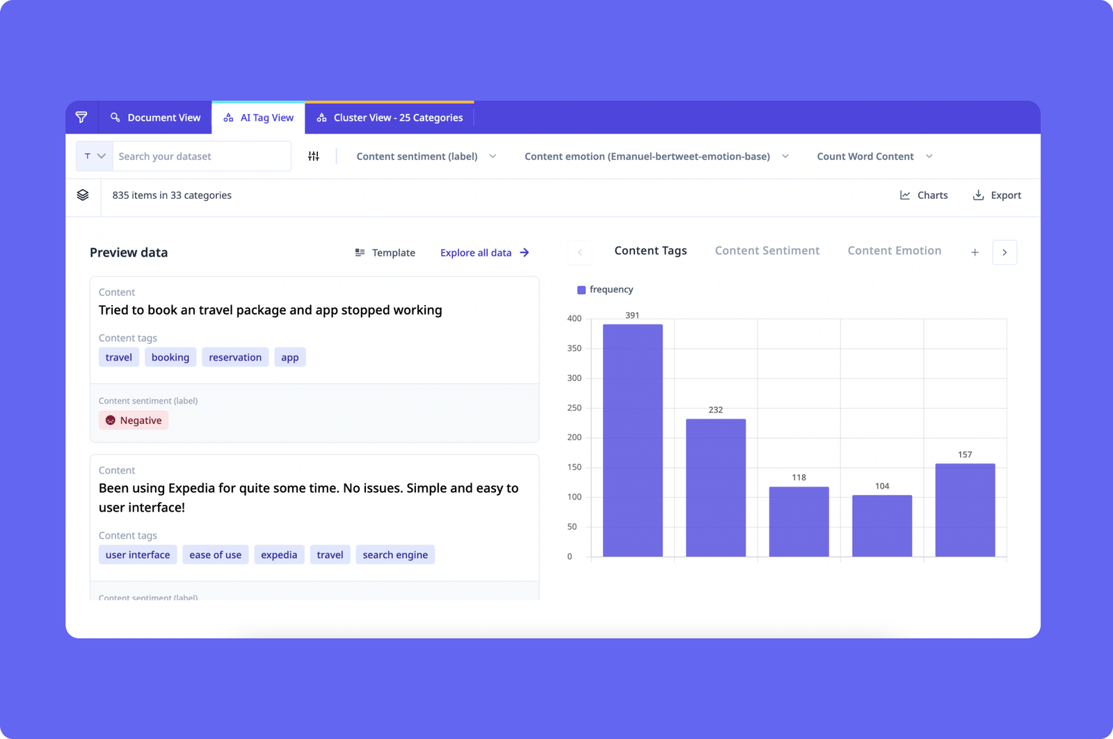 Analyse Verbatim Customer Feedback - Relevance AI