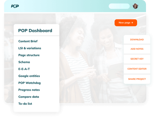 POP: On-Page SEO & Content Optimization Tool Suite